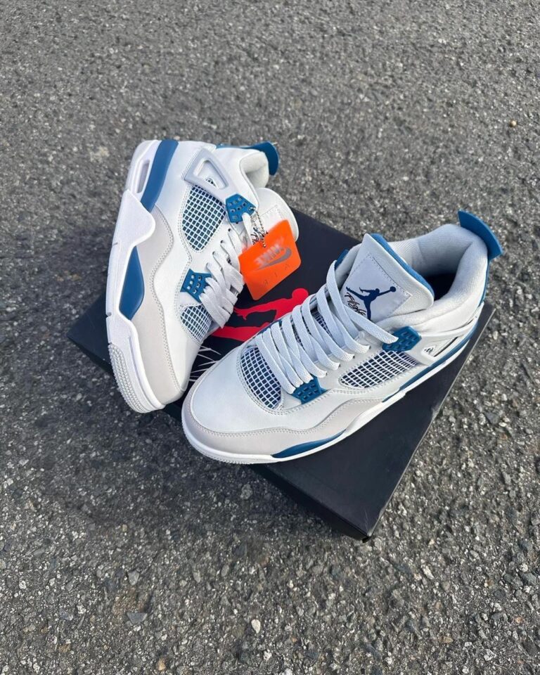 Nike Jordan Retro 4 Military Blue Hombre Réplica AAA | Stand Shop